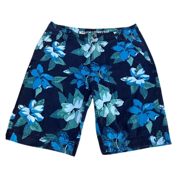 Mossimo Supply Co. | Shorts | Mens Massimo Blue Floral Shorts | Poshmark